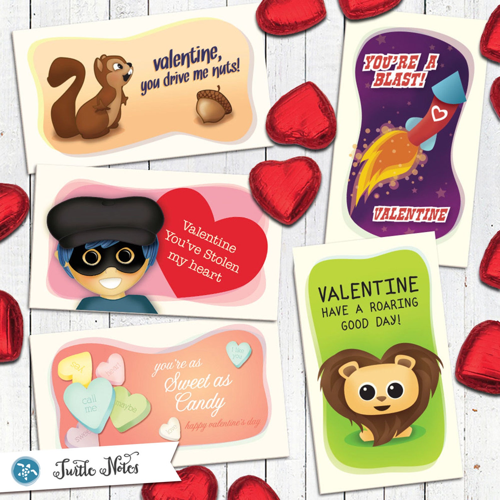 Valentine Kid Pack 10 Little Valentine Cards, Classroom Exchange ...