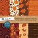 Thanksgiving Digital Paper Pack 12x12 Printable - Etsy