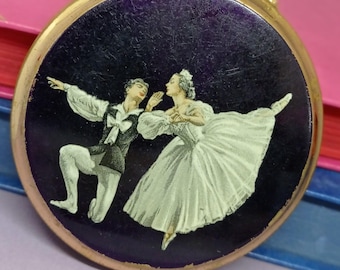 Vintage 1950s Stratton Powder Compact Ballerina Ballet Dancers - Etsy