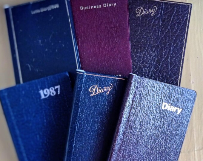 Handwritten Diaries. A Personal Journal of an Unknown in the 1970s and ...