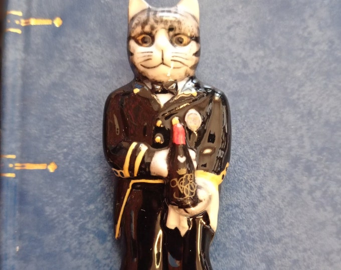 Venice Simplon Orient Express Magnet. Wine Waiter Cat Design. Luxurious ...