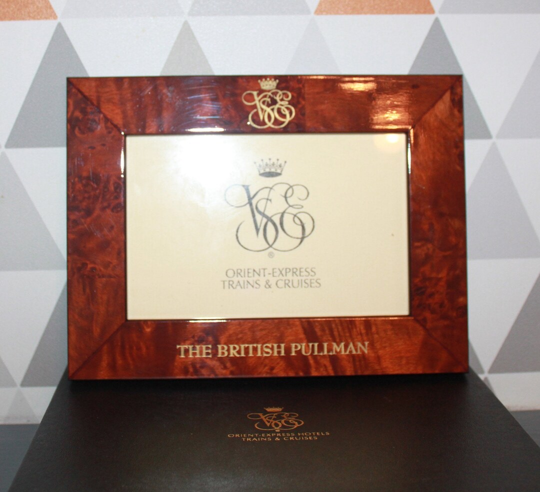Venice Simplon Orient Express Luxury Walnut Wood Photo Frame . in ...