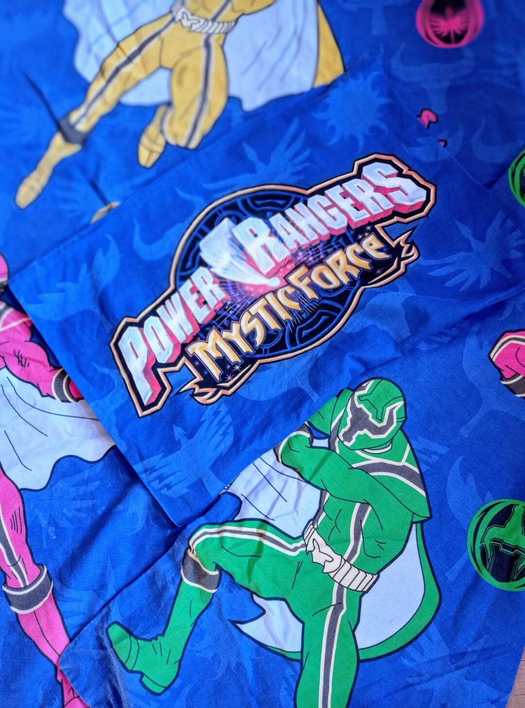 Mighty Morphin' Power Rangers Single Bed Two Sided Duvet Cover and ...