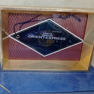 Venice Simplon Orient Express Framed Luggage Label. Transport ...