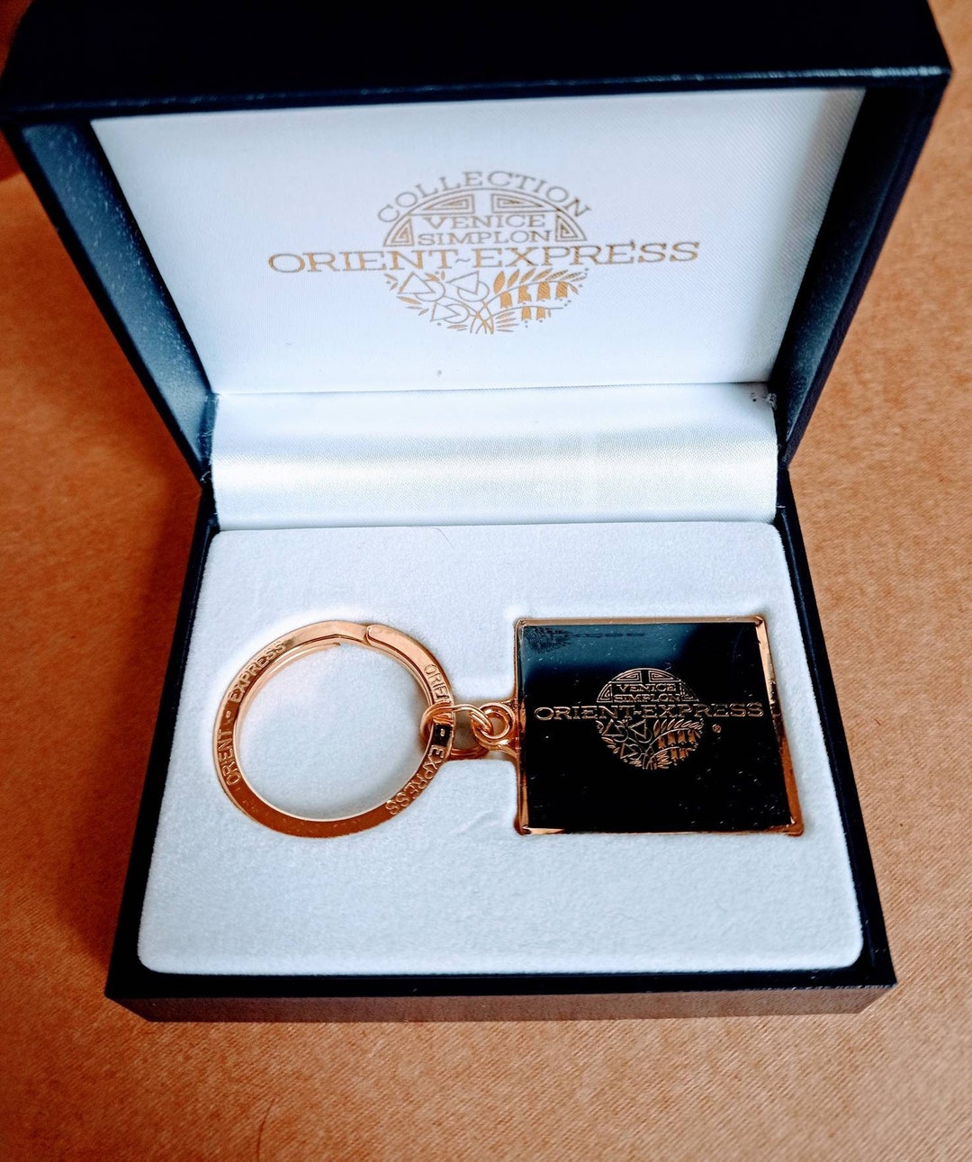 Venice Simplon Orient Express Gold and Blue Enamel Keyring. in Original ...