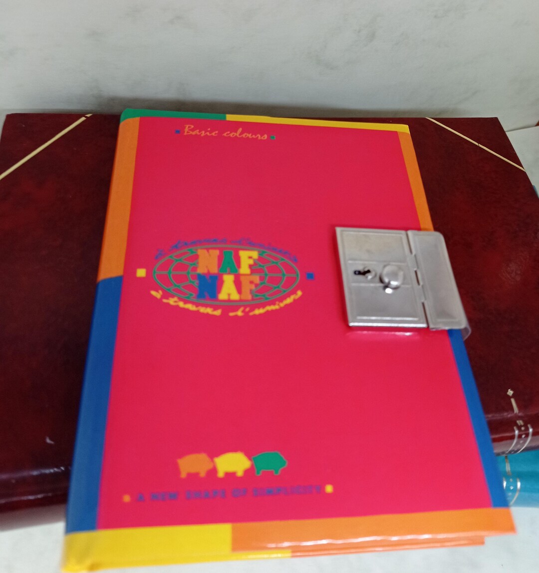 Naf Naf Notebook. in Original Gift Box. French Fashion Brand. C1990s ...