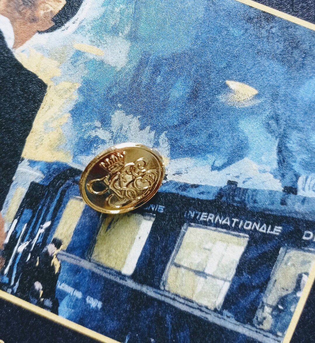 Venice Simplon Orient Express Small Gold Uniform Button. Luxurious ...