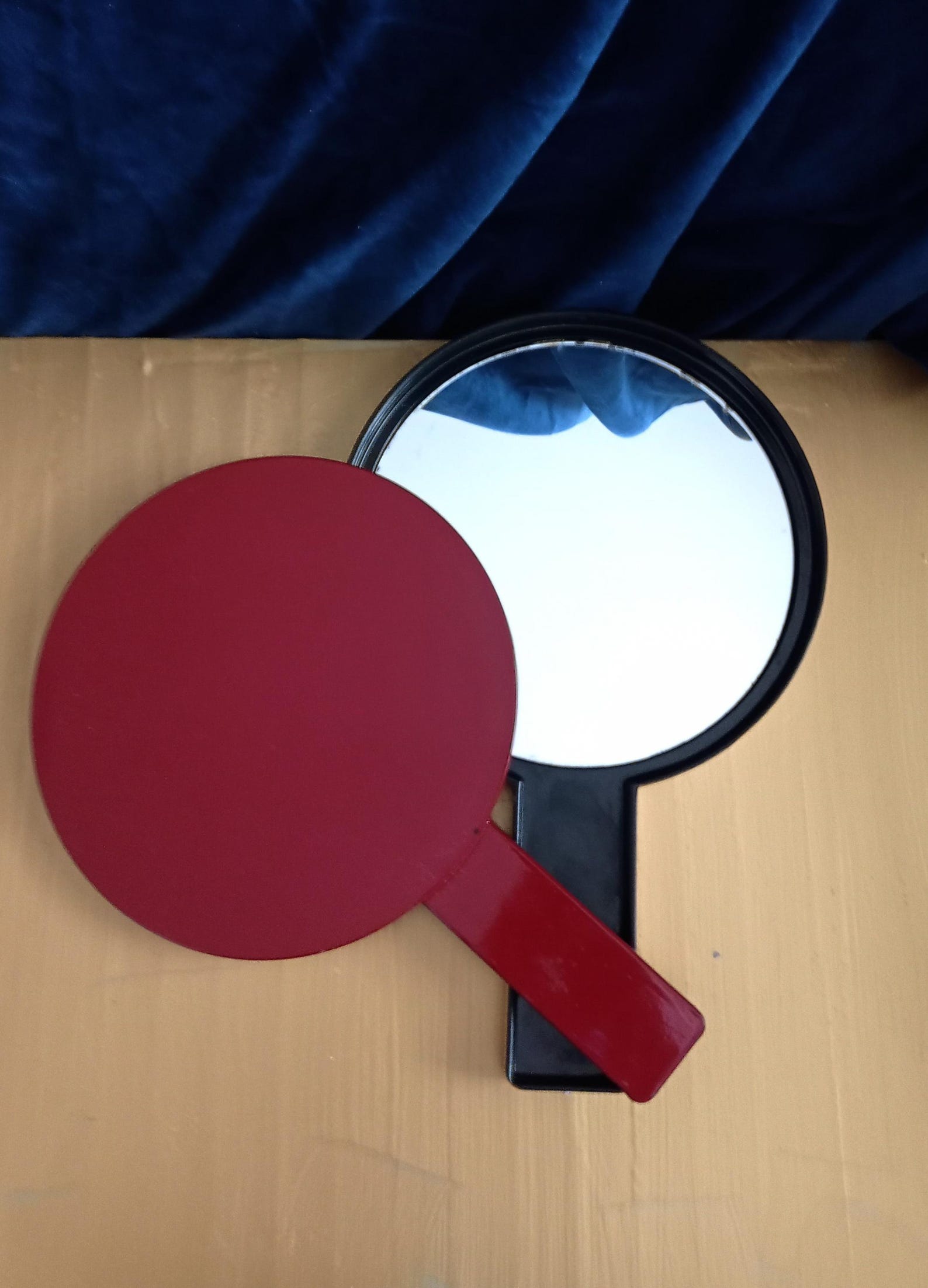 Kagami Double Mirror Lacquer Mirror Set. Cherry Blossom. for A Dressing ...
