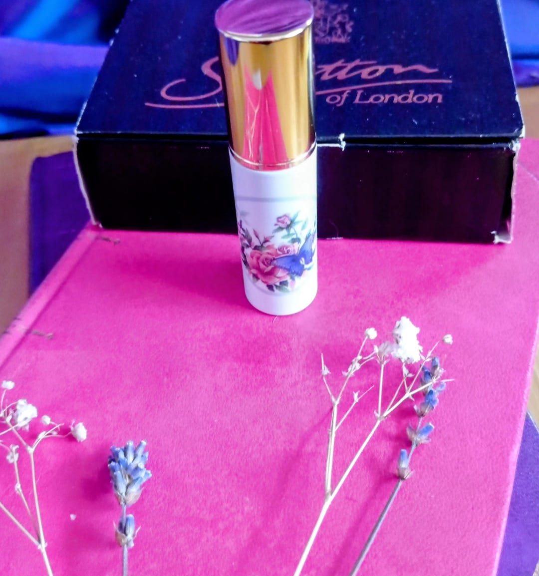 Stratton Perfume Atomiser With Floral Design C1980's. in Original Gift ...