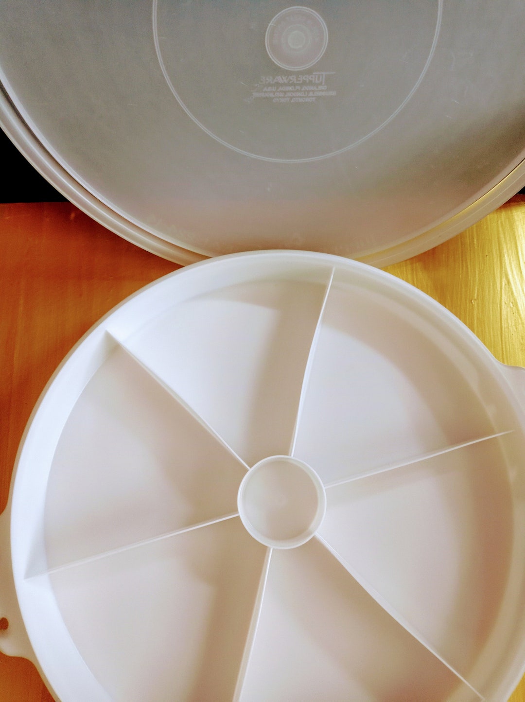Tupperware Party Dish With 6 Sections. With Original Lid C1970s. Made ...