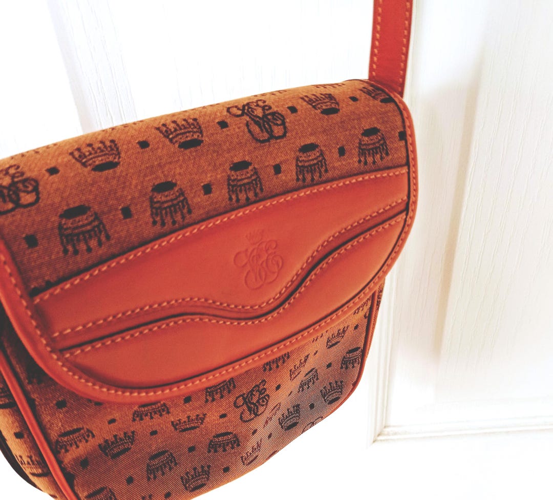 Venice Simplon Orient Express Leather Handbag. Gold and Brown Luxurious ...
