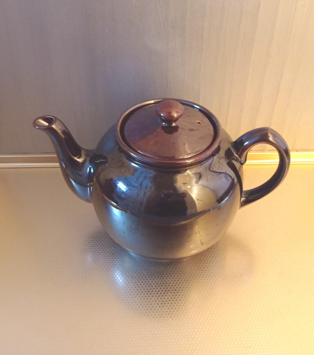 Brown Betty Classic Brown Lustre Teapot Made by Sadler of England ...