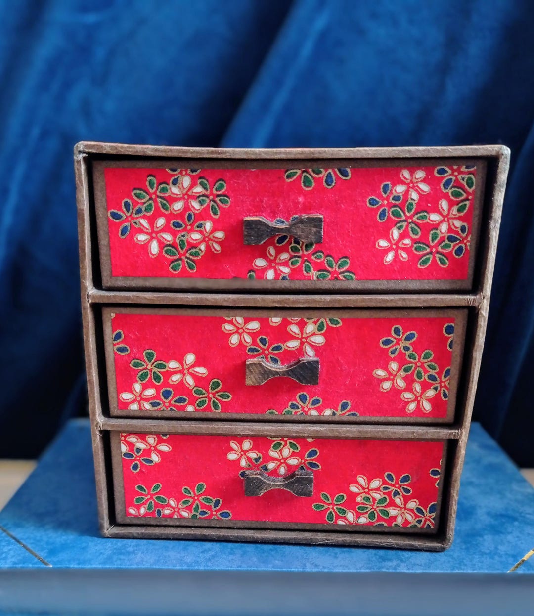 Japanese Mini Tansu. Set of Drawers to Keep Jewellery and Trinkets In ...