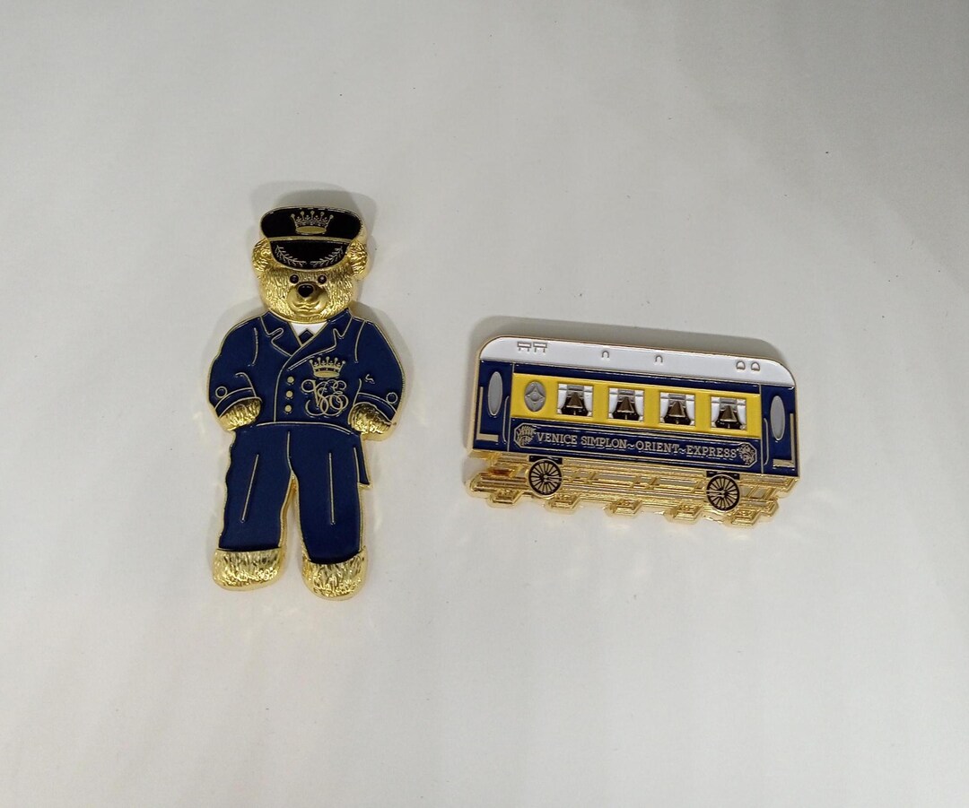 Venice Simplon Orient Express Magnets. Train Carriage and Teddy Bear ...