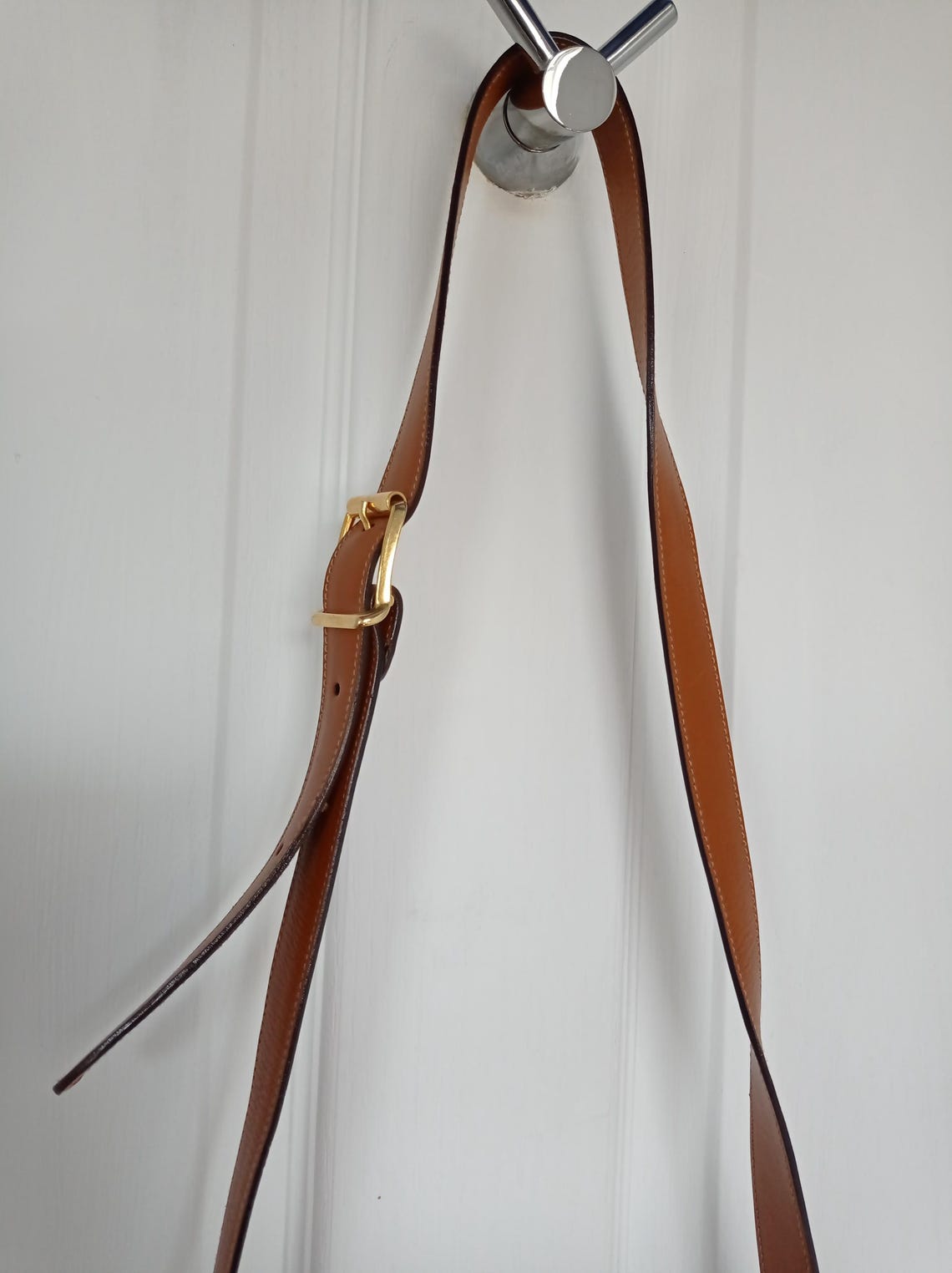 Venice Simplon Orient Express Black Leather & Tan Handbag. Crafted in ...