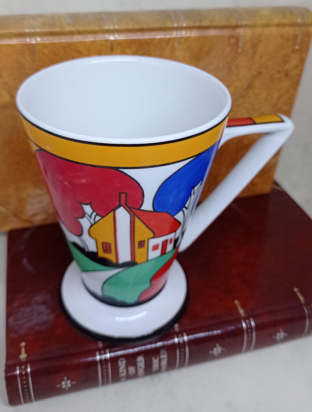 Clarice Cliff Art Deco Mug. Made by Sadler of England, C1950s ...