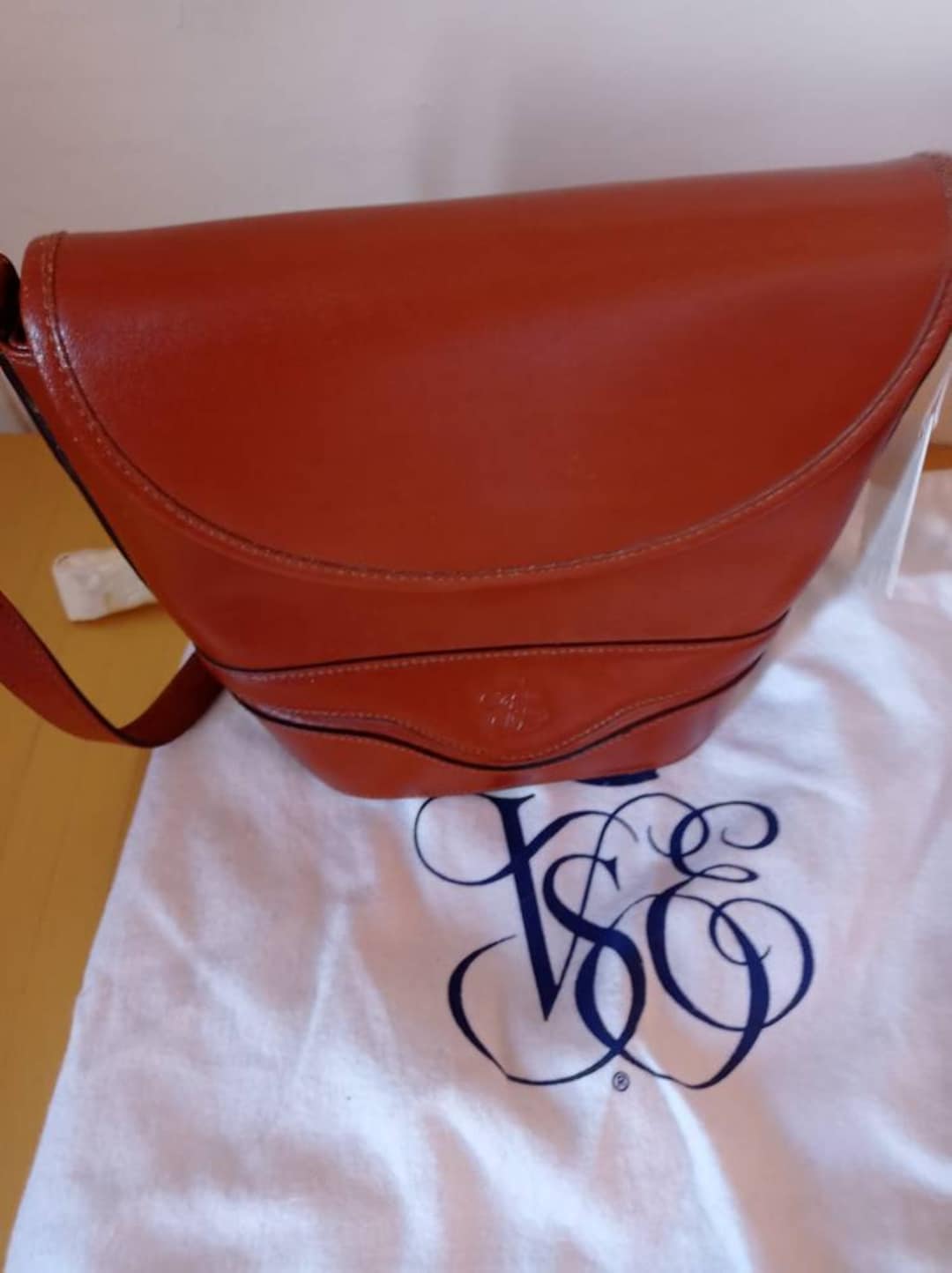 Venice Simplon Orient Express Brown Leather Handbag.brand New and ...