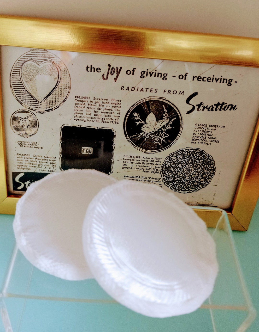 Powder Puff Applicator for Stratton or Kigu Pack of Two. Replacement ...