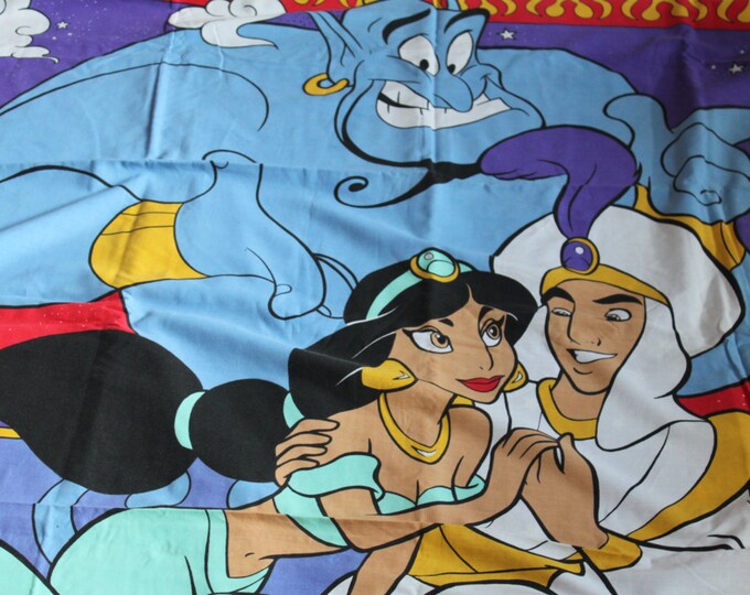 Disney's Aladdin Vintage Single Duvet Cover With Matching Pillowcase ...