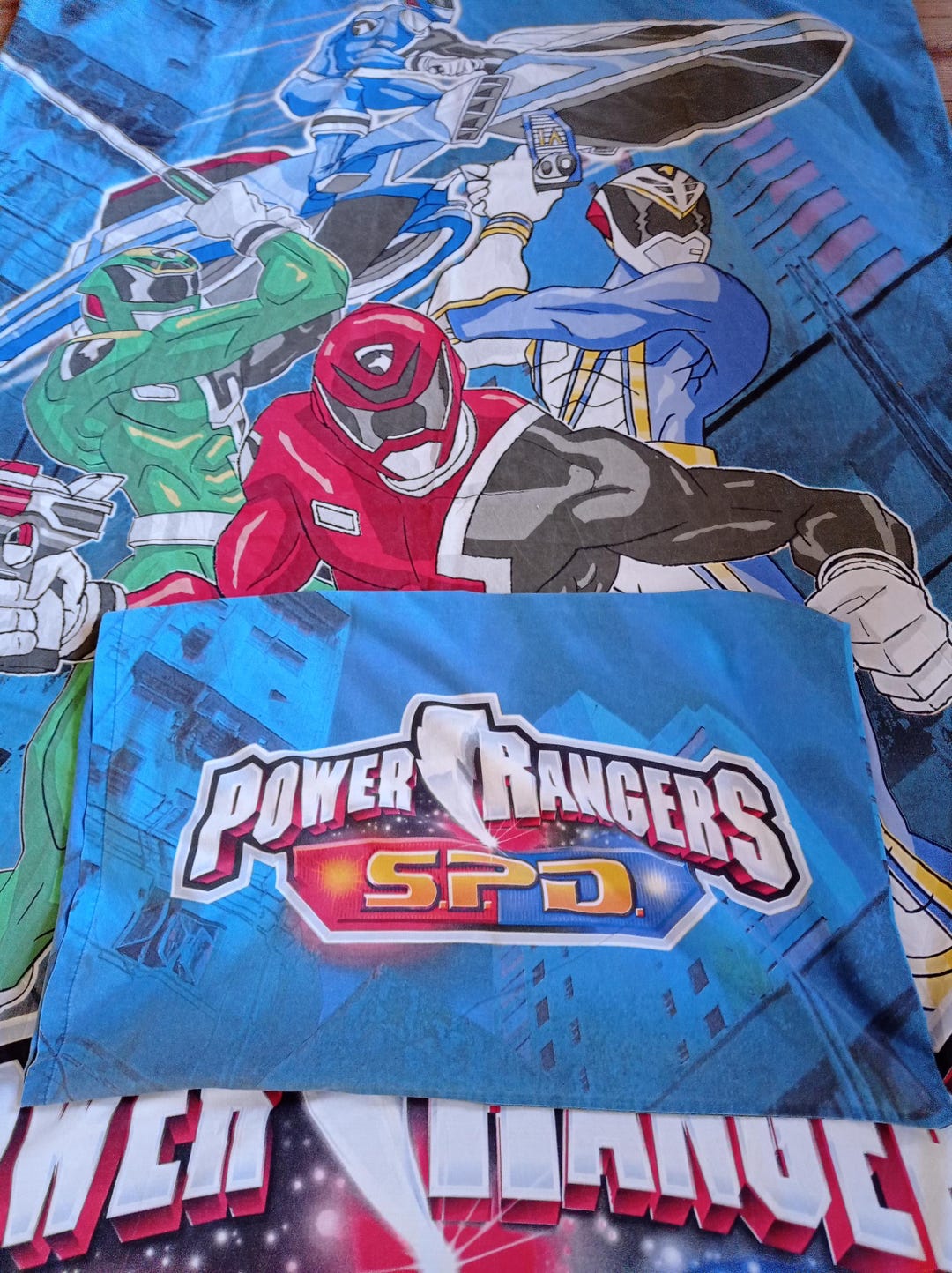 Mighty Morphin' Power Rangers Single Bed Two Sided Duvet Cover and ...