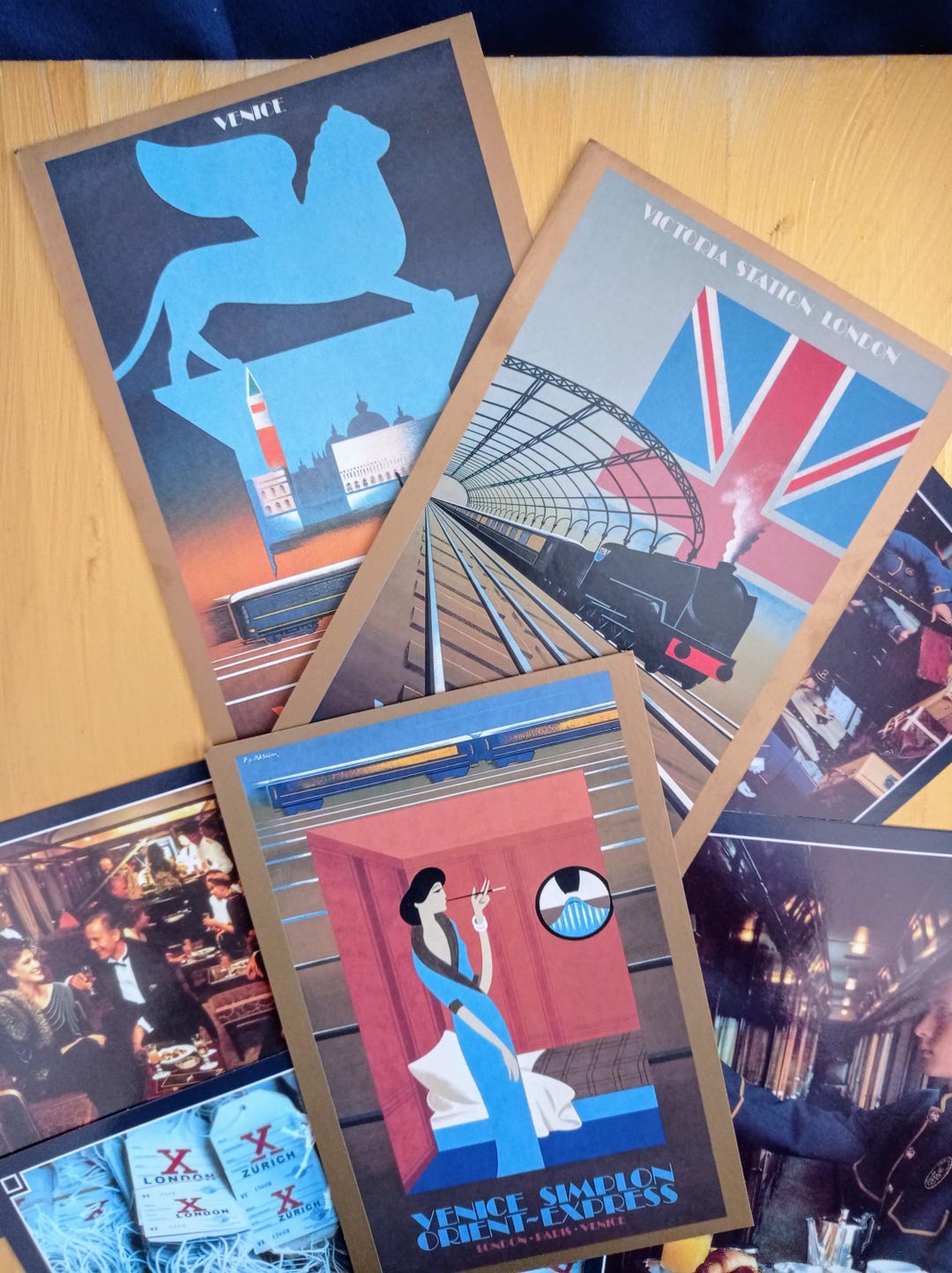 Venice Simplon Orient Express Set of 7 Postcards . Perfect for Framing ...