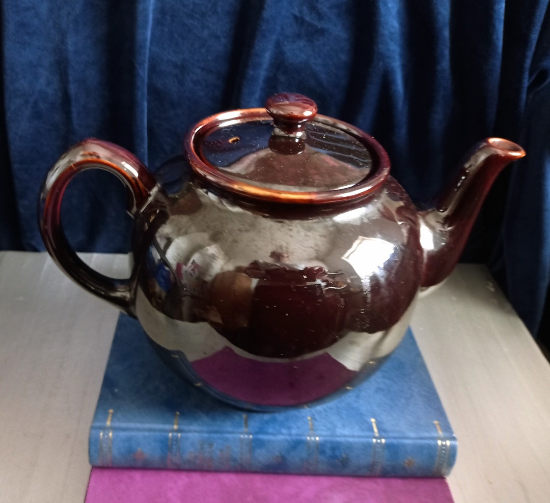 Brown Betty Classic Brown Lustre Teapot Made by Sadler of England ...