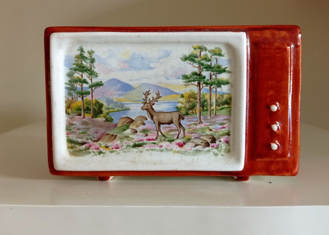 TV Set Shaped Ceramic Money Box. Kitsch Savings Bank.c1950s - Etsy