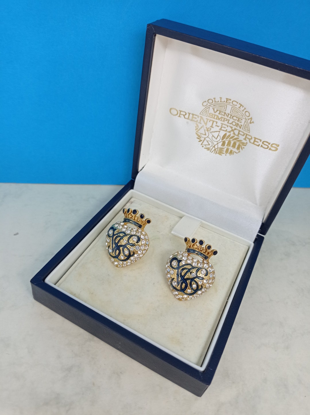 Venice Simplon Orient Express Heart Earrings. in Original Presentation ...