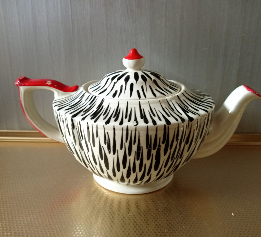 Zebra Teapot Made by Sadler of England, C1960s Holds 1.5 Pints of Tea ...