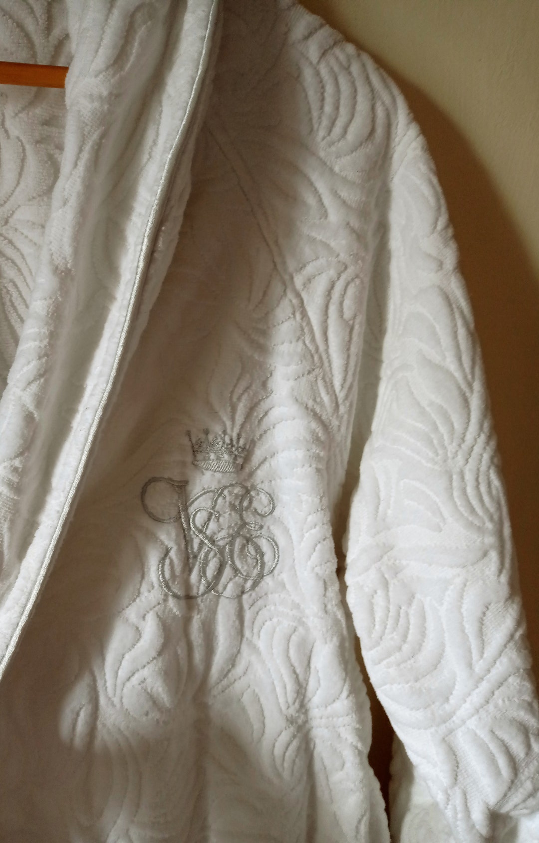 Venice Simplon Orient Express Dressing Gown. White Towelling Luxurious ...
