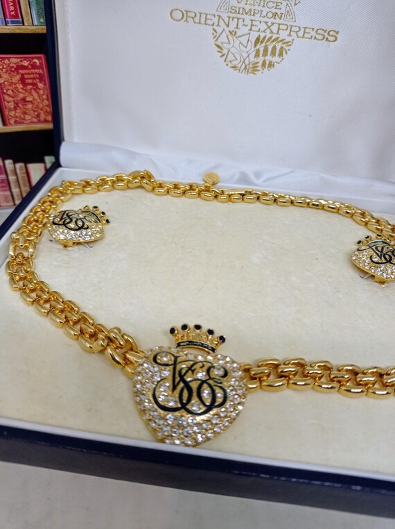 Venice Simplon Orient Express Heart Shaped Gold Plate… - Gem