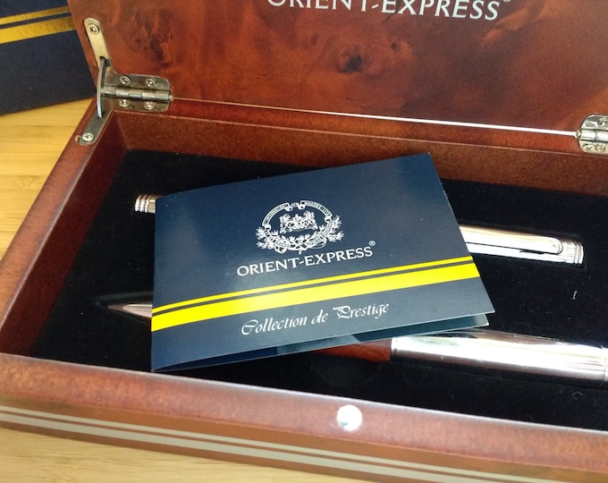 Venice Simplon Orient Express Set of Two Luxury Pens. in Original ...