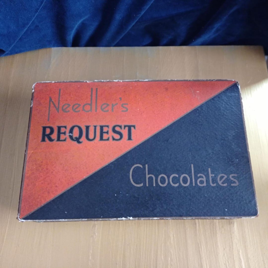 Needler's of Hull Chocolate Selection Box . Beautiful Design. . C1930s ...