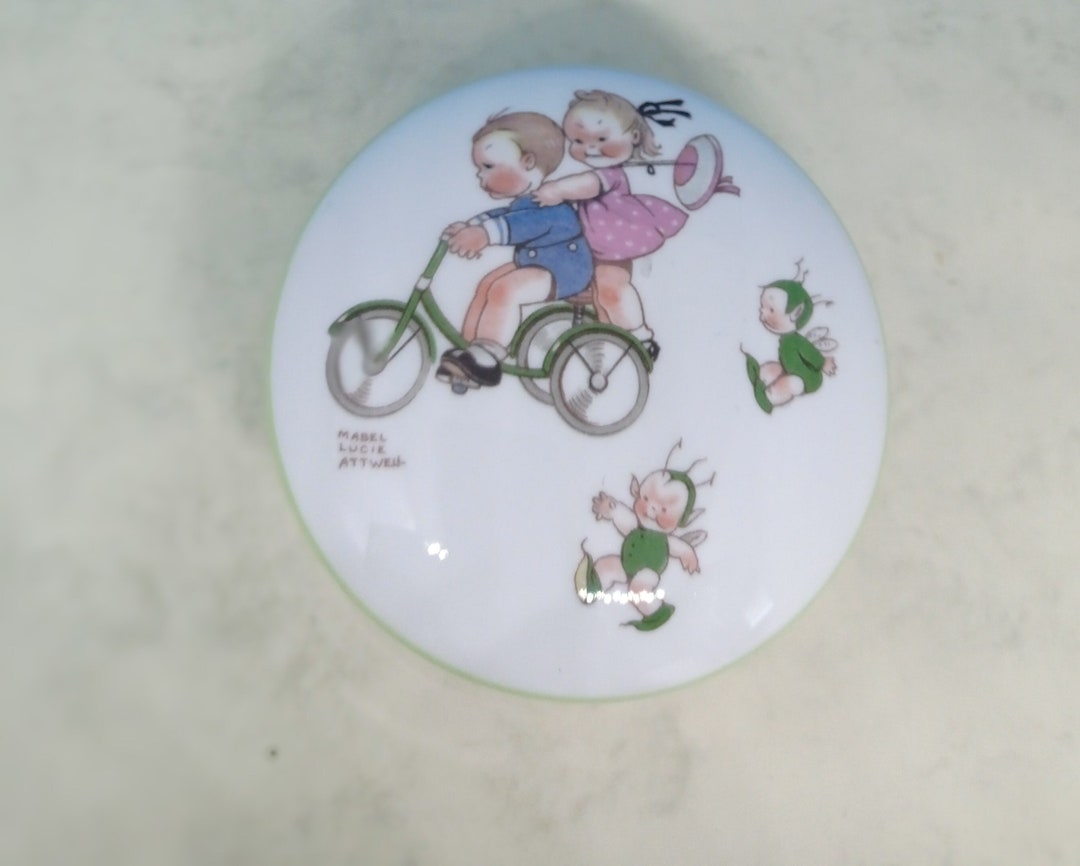 Mabel Lucie Attwell Trinket Box, Cowboy James Image. Official ...