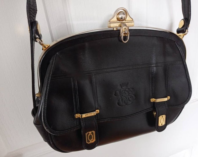 Venice Simplon Orient Express Black Handbag. Black and Gold Luxurious ...