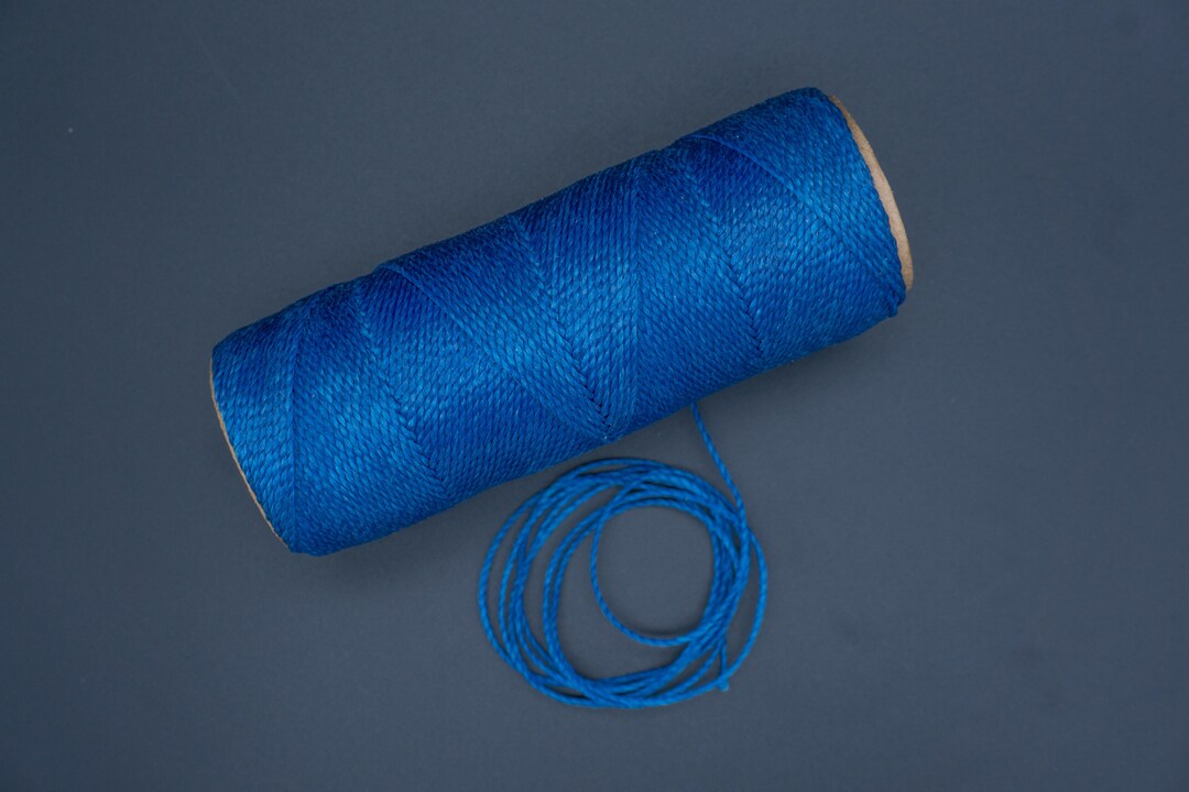 Waxed Thread Blue 298/ Linhasita / Macrame - Etsy
