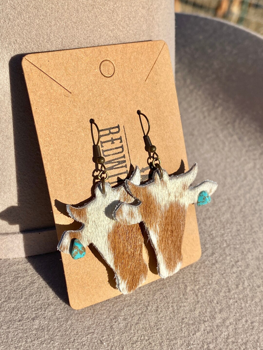 Western Cow Ear Tag Earrings, Gifts for Her, Birthday Gifts for Her ...