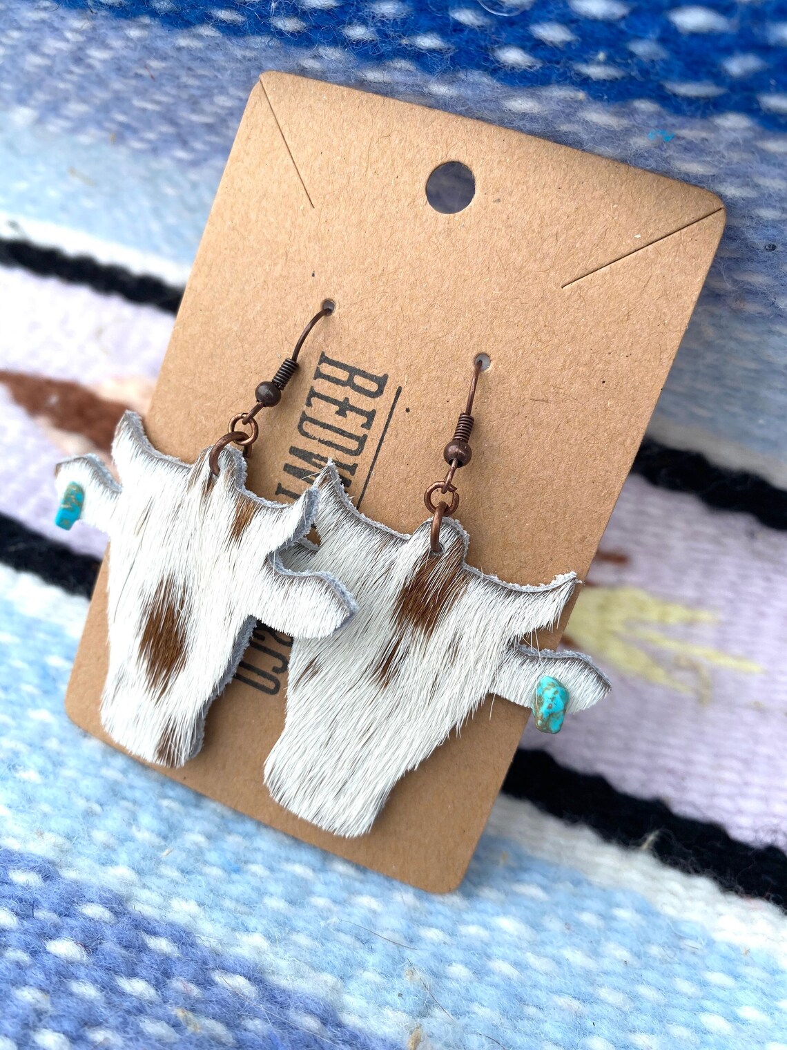 Western Cow Ear Tag Earrings Gifts for Her Birthday Gifts - Etsy