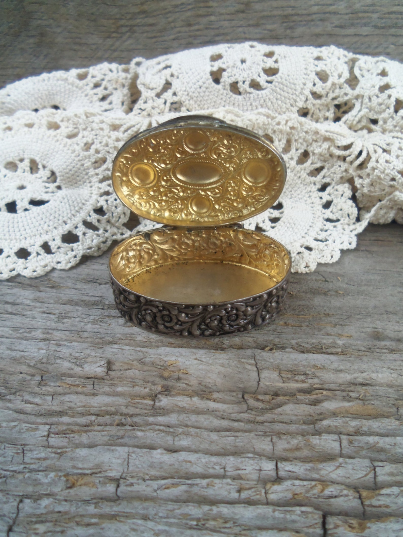 French Snuff Box Antique Engraved Silver French Snuff Box - Etsy