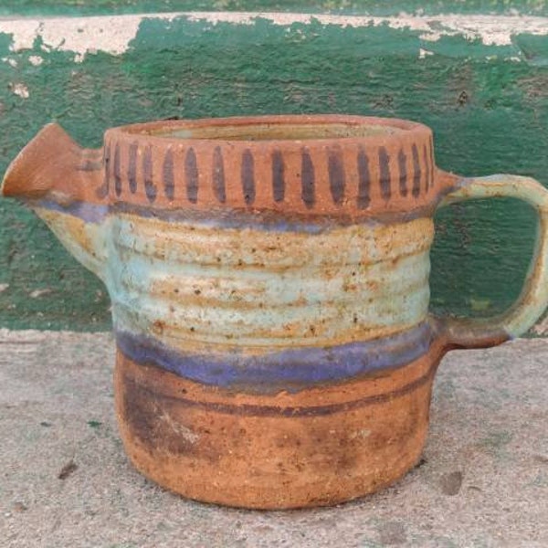Antique American Pottery Pitcher - Etsy