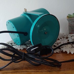 Mid Mod Turquoise Swivel up Light - Etsy