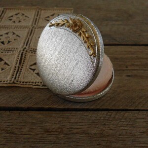 Silver & Gold Tone Du Barry Powder Compact - Etsy