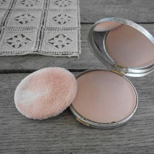 Silver & Gold Tone Du Barry Powder Compact - Etsy