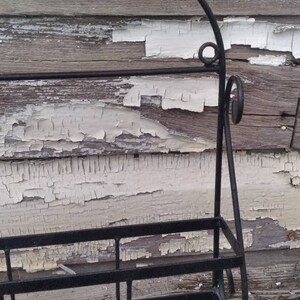 Wrought Iron Spice Rack Book Shelf - Etsy