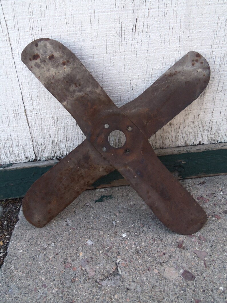 Vintage Metal Industrial Auto Engine Fan - Etsy