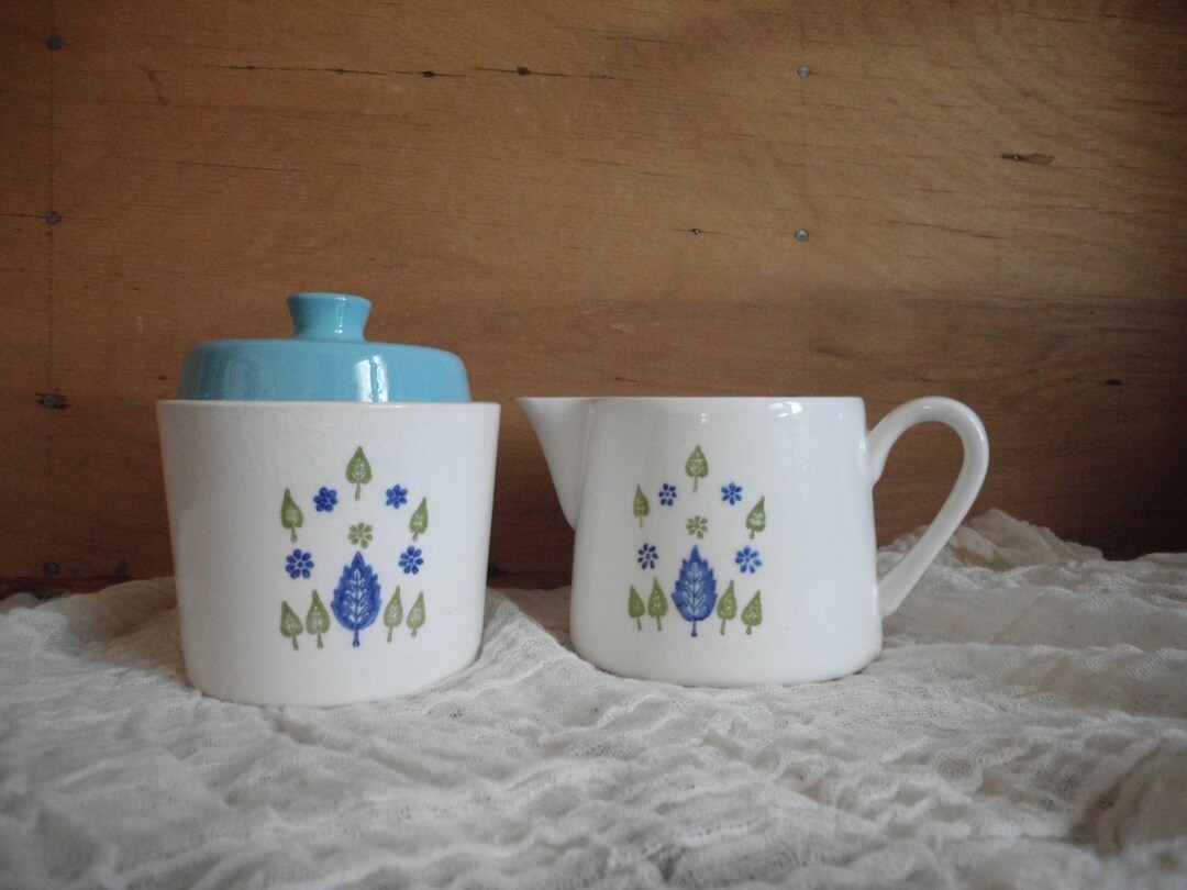 Fab Mod Creamer & Sugar Bowl - Etsy