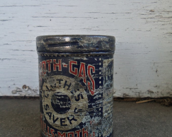 Moth Gas Collectible Tin - Etsy