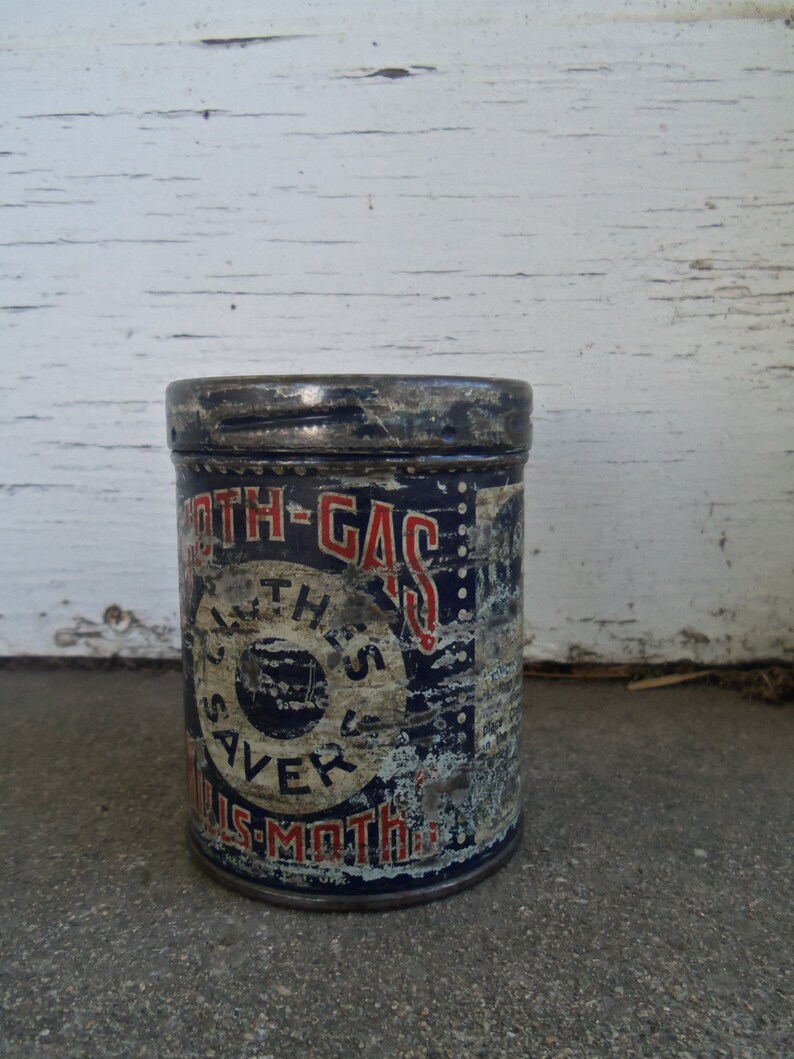 Moth Gas Collectible Tin | Etsy