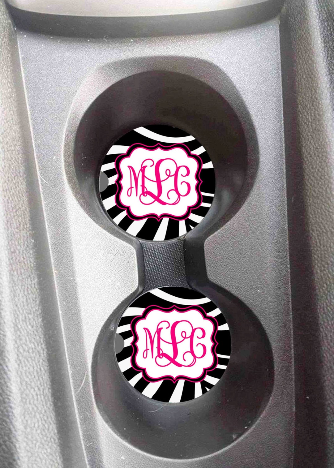 Personalized Car Coasters, Monogrammed Car Coasters, Personalized Gift ...