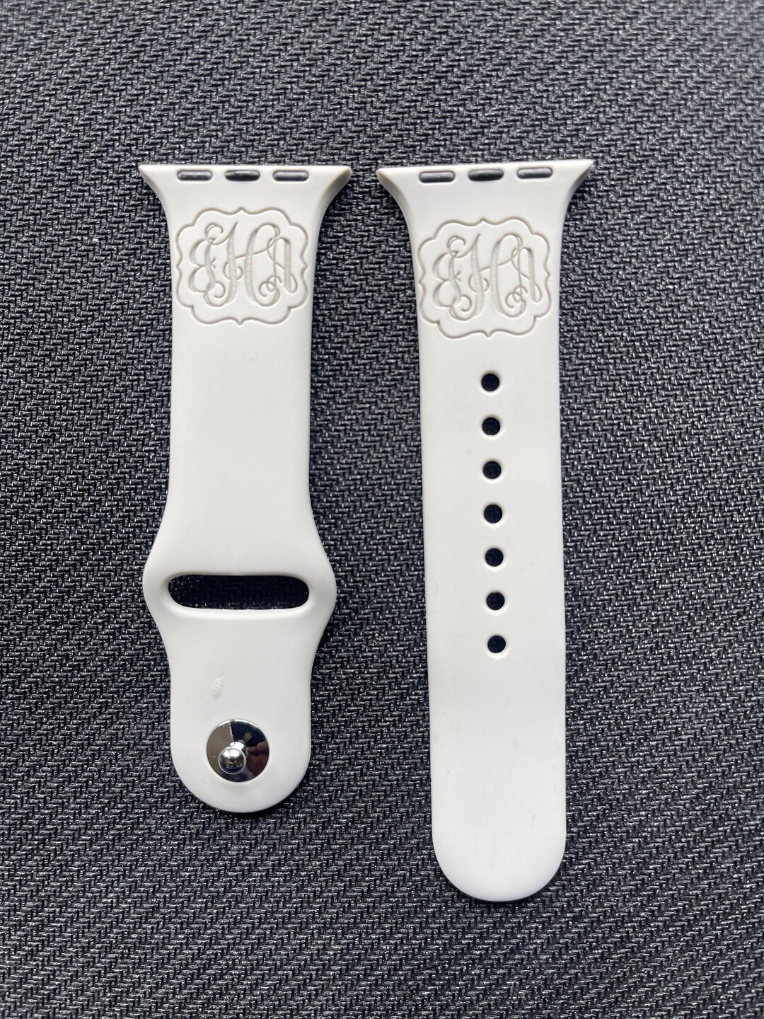 Monogram Personalized Apple Watch Band, 38MM 40MM 42MM 44MM - Etsy
